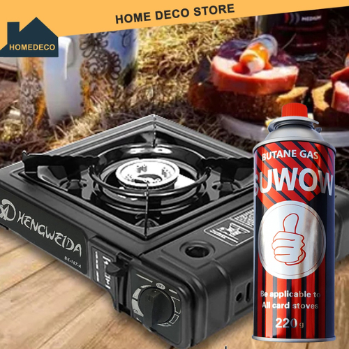 Home Deco Portable Cassette Cookers Stove with Butane Gas Burner Indoor ...
