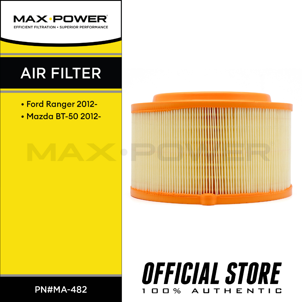 MAX Power Air Filter MA-482 For Ford Ranger (GBVA, SAFA), Mazda BT-50 ...