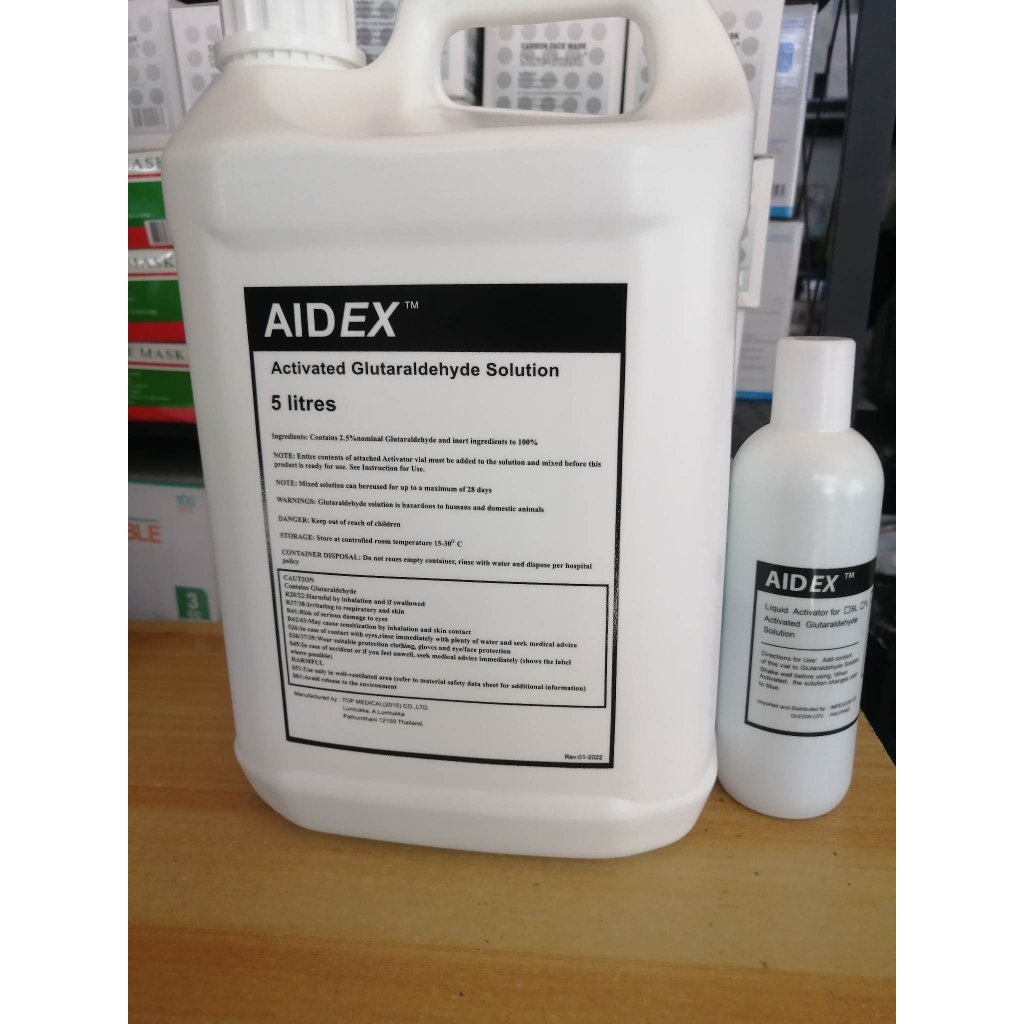 Aidex Activated Glutaraldehyde Solution | Shopee Philippines