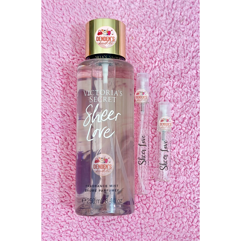 Victoria's Secret SHEER LOVE Refill 5ML, 10 ML glass spray ONLY ...