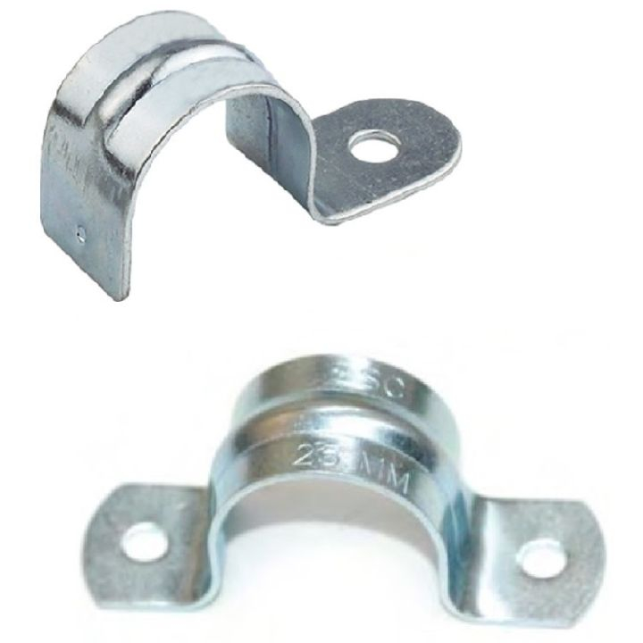 Heavy Duty Metal Conduit Clamps GI CLamps (single/double) | Shopee ...