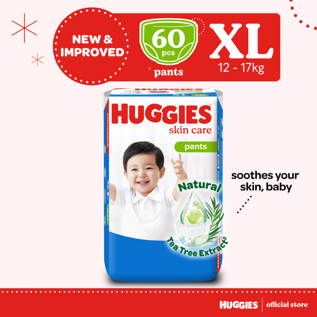 Huggies Skin Care Pants XL - 60 pcs | Shopee Philippines