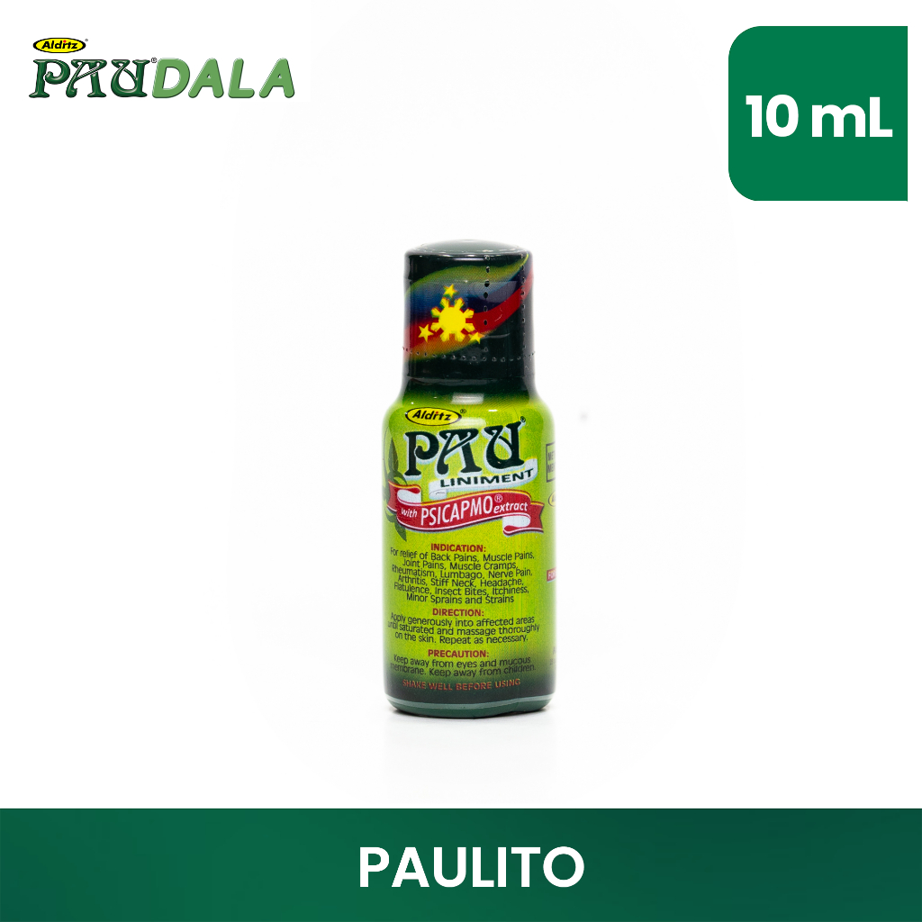 PAU Liniment (PAULITO) 10 mL | Shopee Philippines