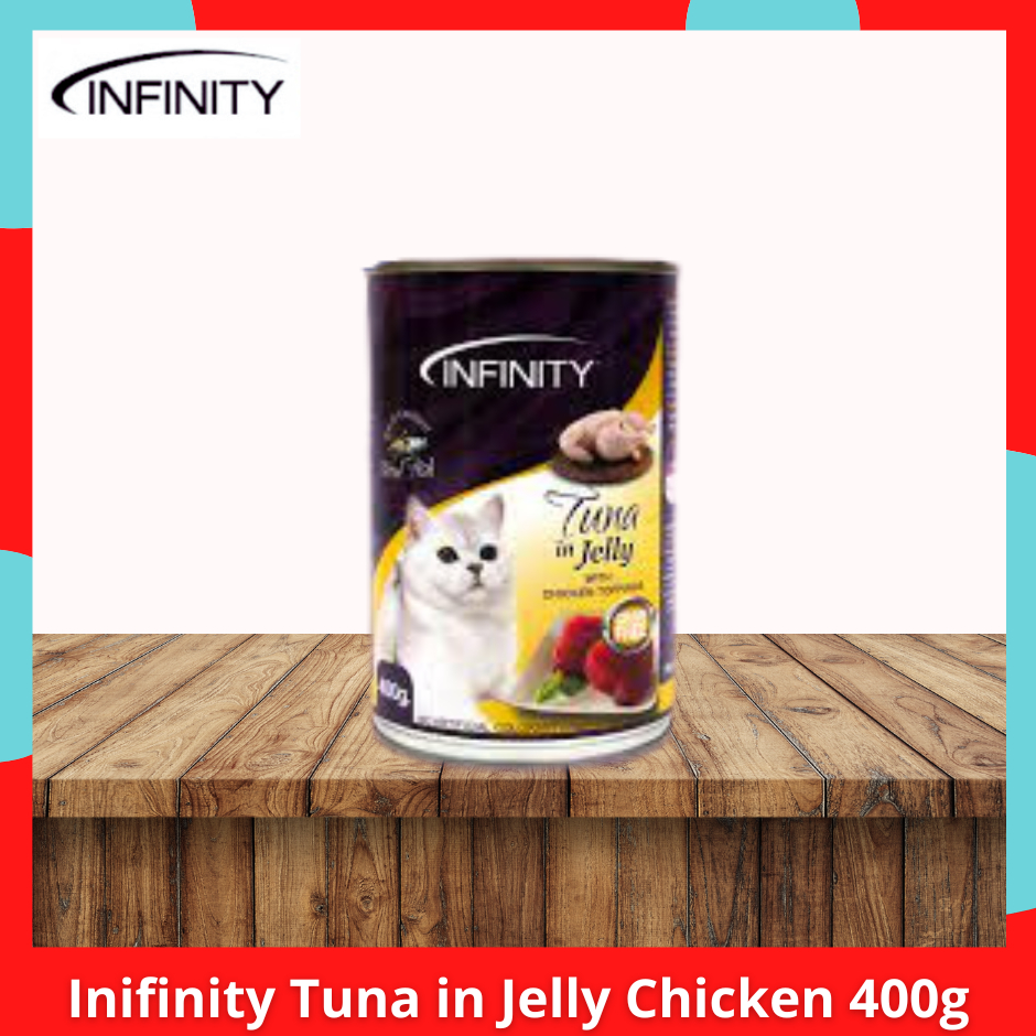Infinity Cat Food Tuna in Jelly Canned 400g | Shopee Philippines