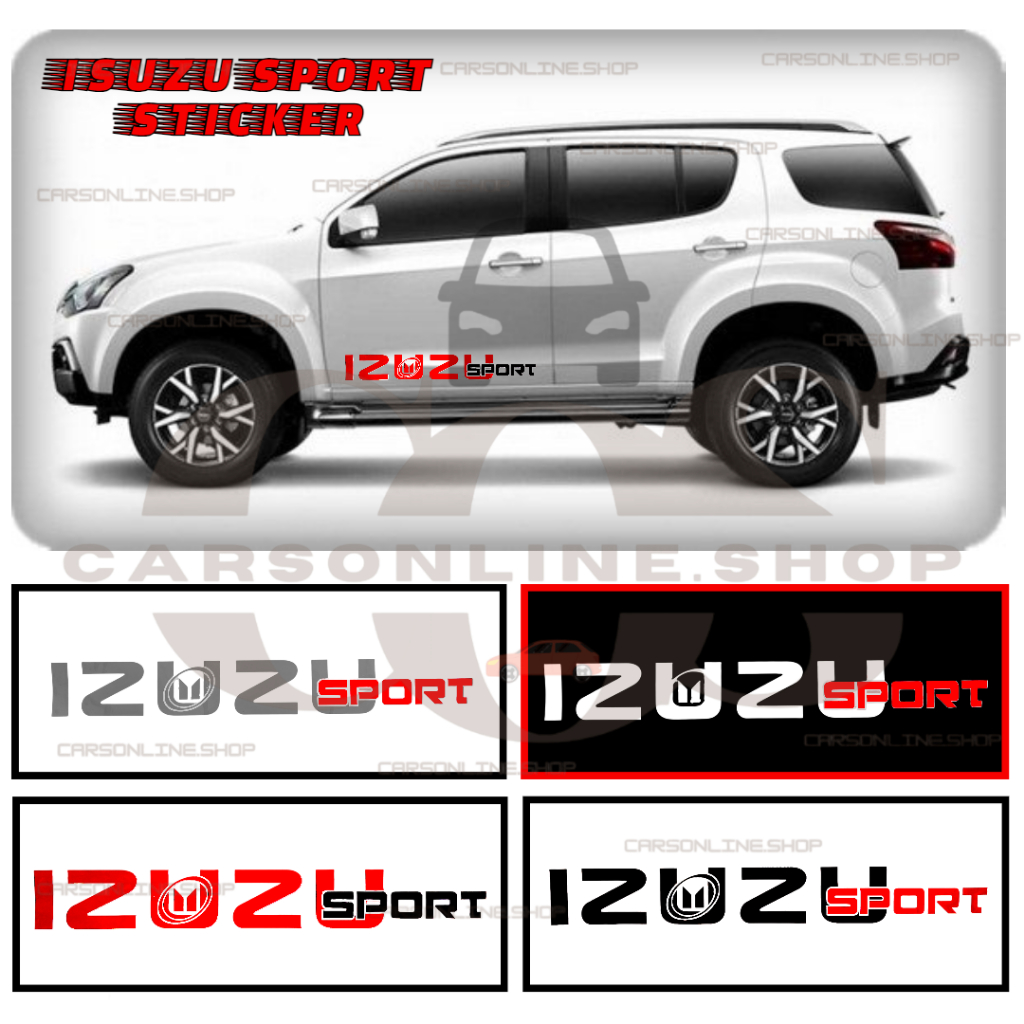 COS 1Pc ISUZU Car Body Side Sticker Truck Decal Vinyl Flame Sticker ...