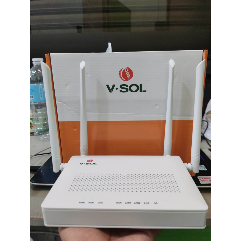 VSOL V2802DAC | AC1200 WiFi ONT WiFi 5 | EasyMesh | XPON Dual Mode | Shopee Philippines