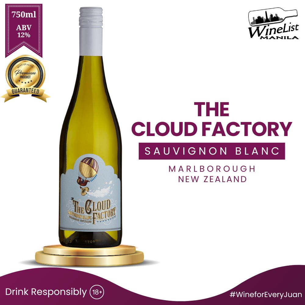 The Cloud Factory Sauvignon Blanc, Marlborough, New Zealand, White Wine 750ml | Shopee Philippines