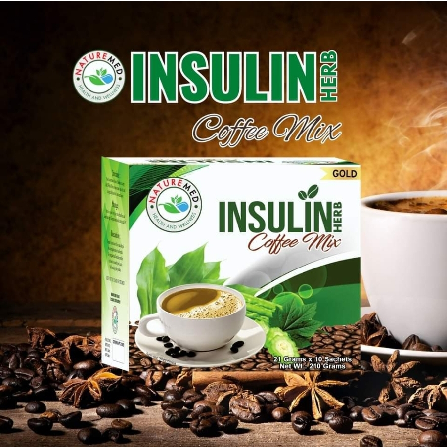 Authentic Nature Med INSULIN COFFEE - 1 Box / 10 sachets | Shopee ...