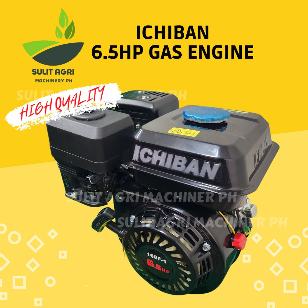 ICHIBAN 6.5hp Gasoline Engine High Speed 4 stroke Gas engine | Shopee ...