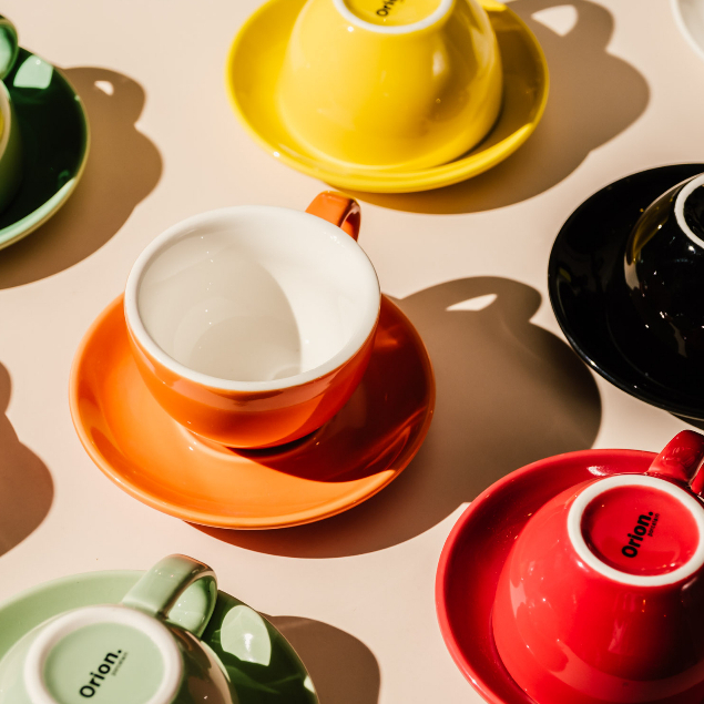Orion. Porcelain Coffee Cup & Saucer 150ml | Shopee Philippines