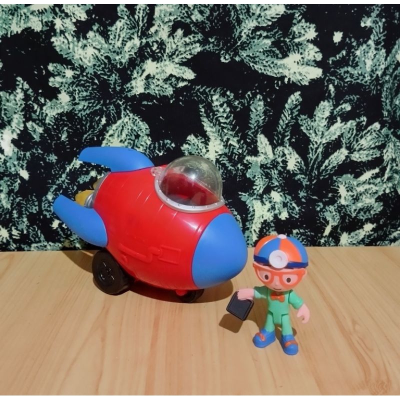 Blippi Rocket Ship - Mini Vehicle with Character Figure | Shopee ...
