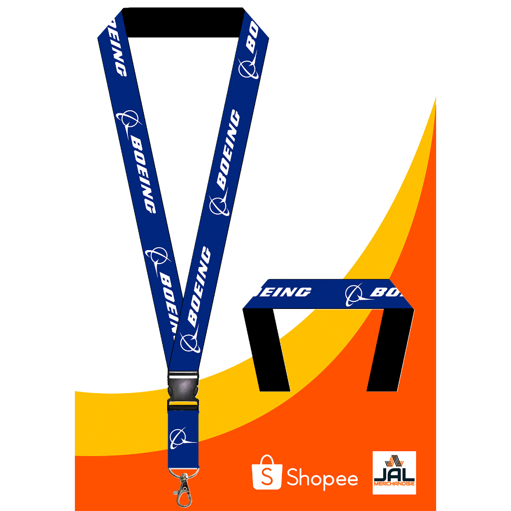 Boeing ID lace ID lanyard | Shopee Philippines