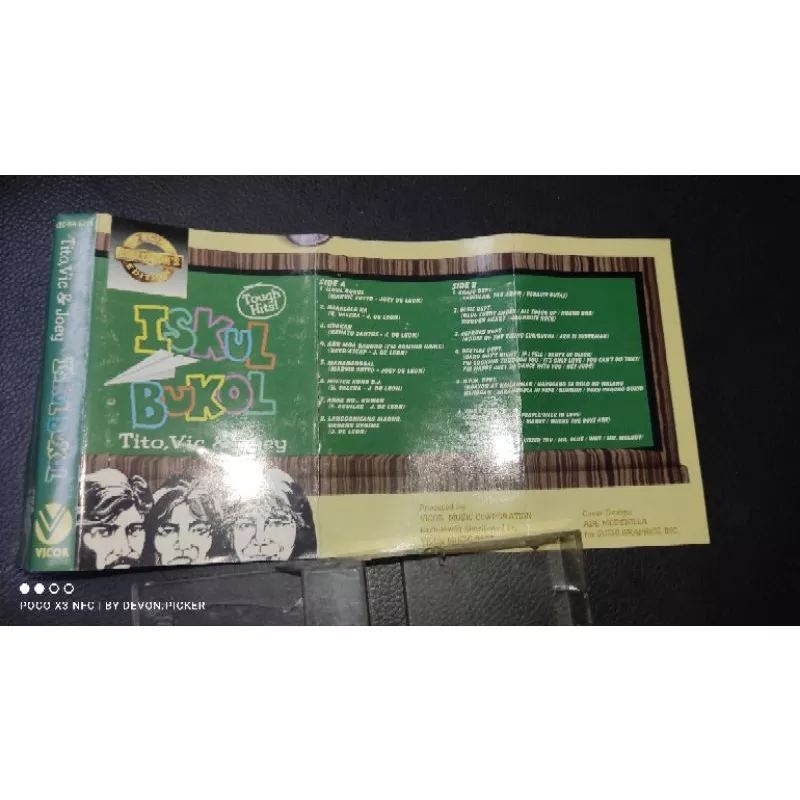 TVJ Iskol Bukol Super Rare (Inlay only no Cassette Tape Included) | Shopee Philippines
