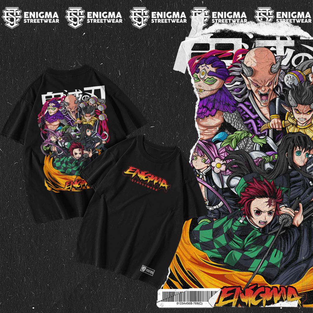 Enigma Streetwear T shirt anime demon slayer | Shopee Philippines