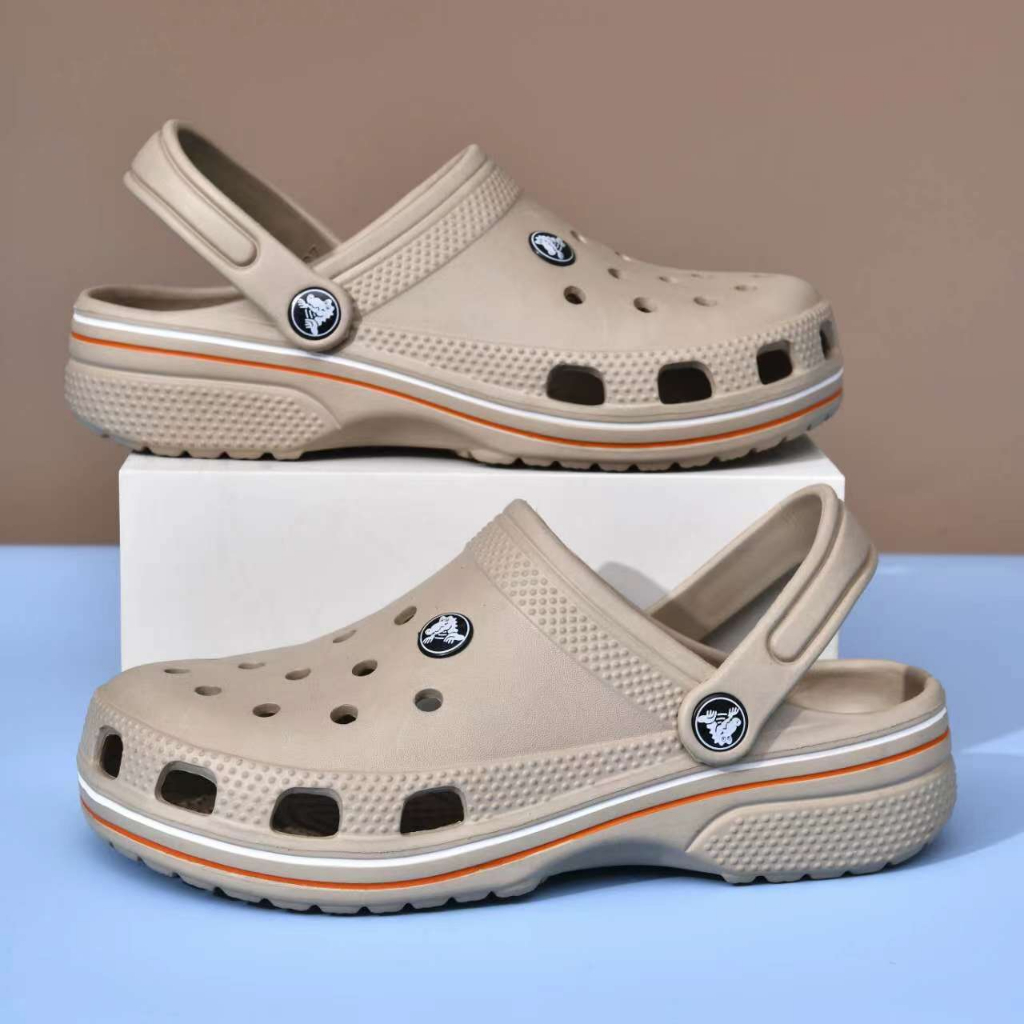 New Korean High Quality Best Selling Plain Lining Crocs for Men ...