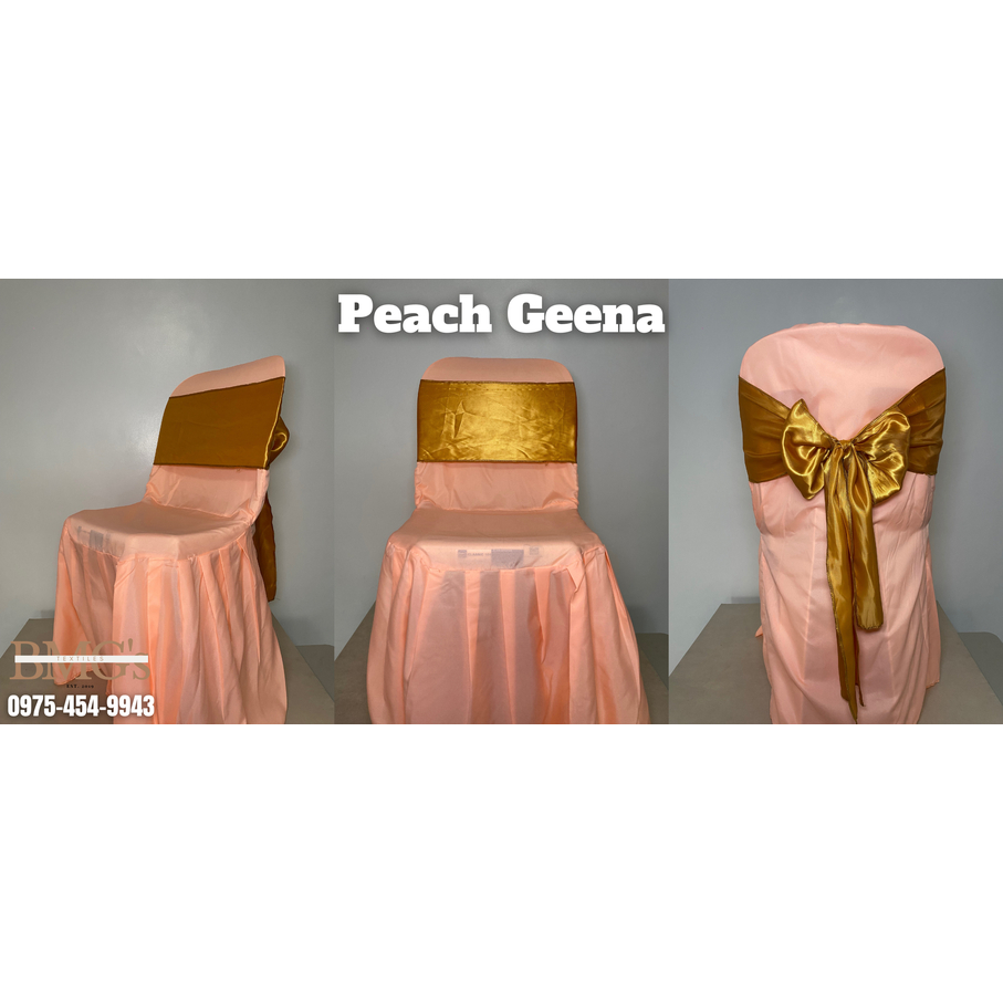 Chair Cover Monoblock Cover Catering Geena Gina Fabric | Shopee Philippines