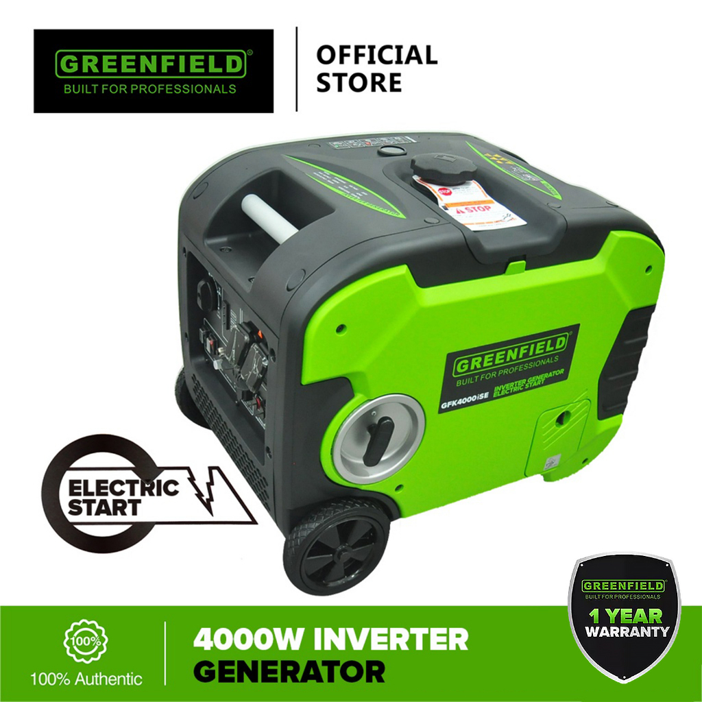Greenfield Inverter Generator 4000W Electric Start | Shopee Philippines