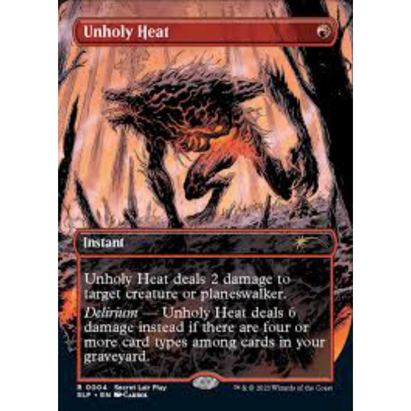 Unholy Heat - RCQ Promo - MTG Cards (WotC) | Shopee Philippines