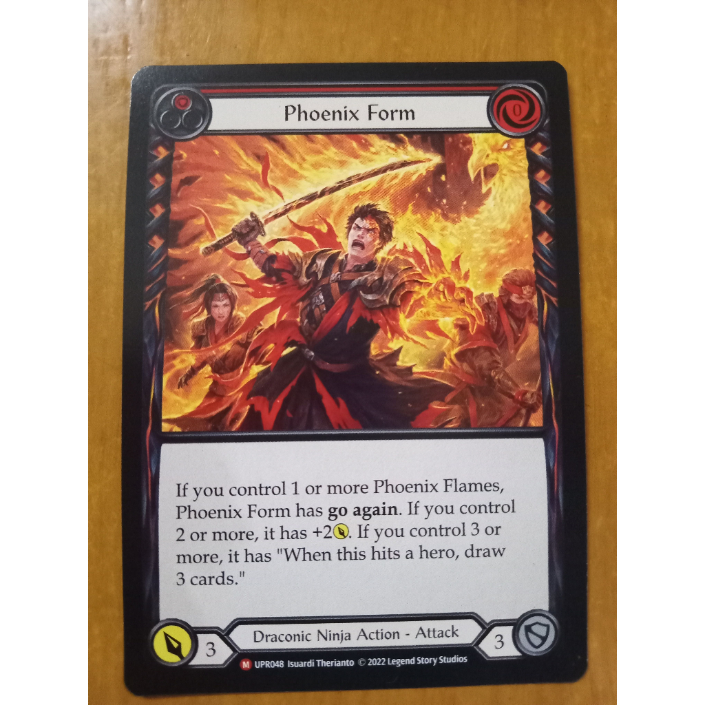 FAB Flesh and Blood TCG: Phoenix Form Majestic Draconic Ninja Attack ...