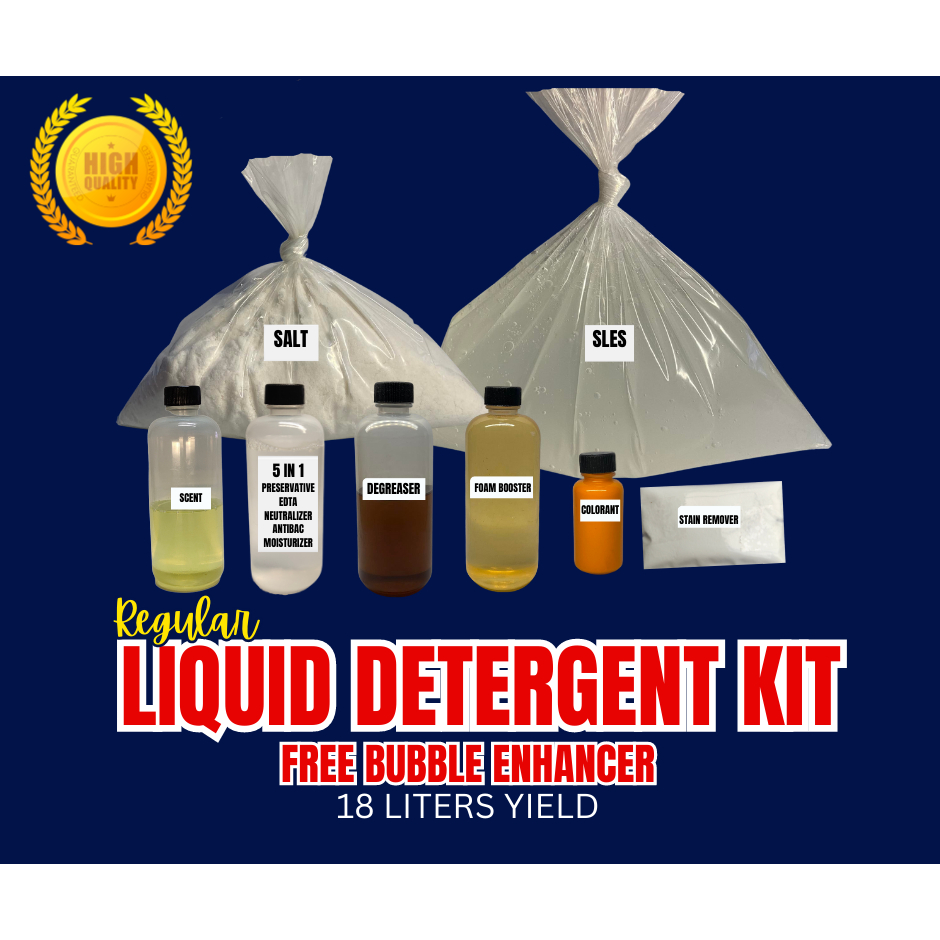DIY LIQUID DETERGENT KIT 18 LITERS YIELD | Shopee Philippines