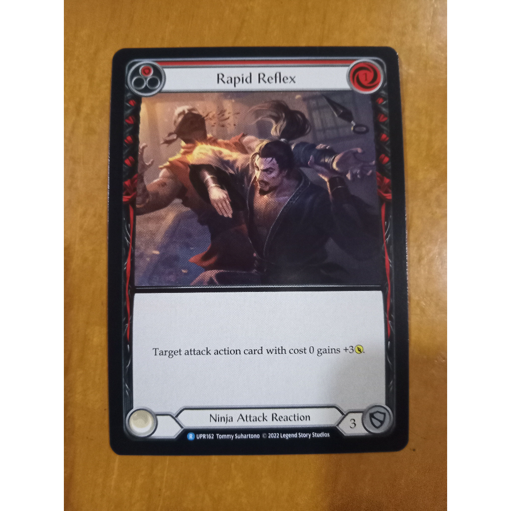 FAB Flesh and Blood TCG: Rapid Reflex Uprising Rare Ninja Attack ...