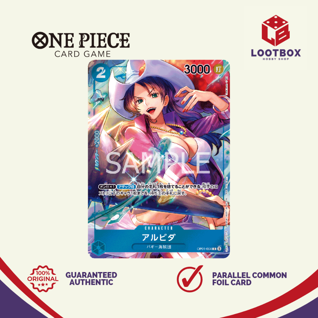 One Piece Card Game: OP01-064 Alvida (Parallel Common Japanese) - OP01 Romance Dawn | Shopee ...