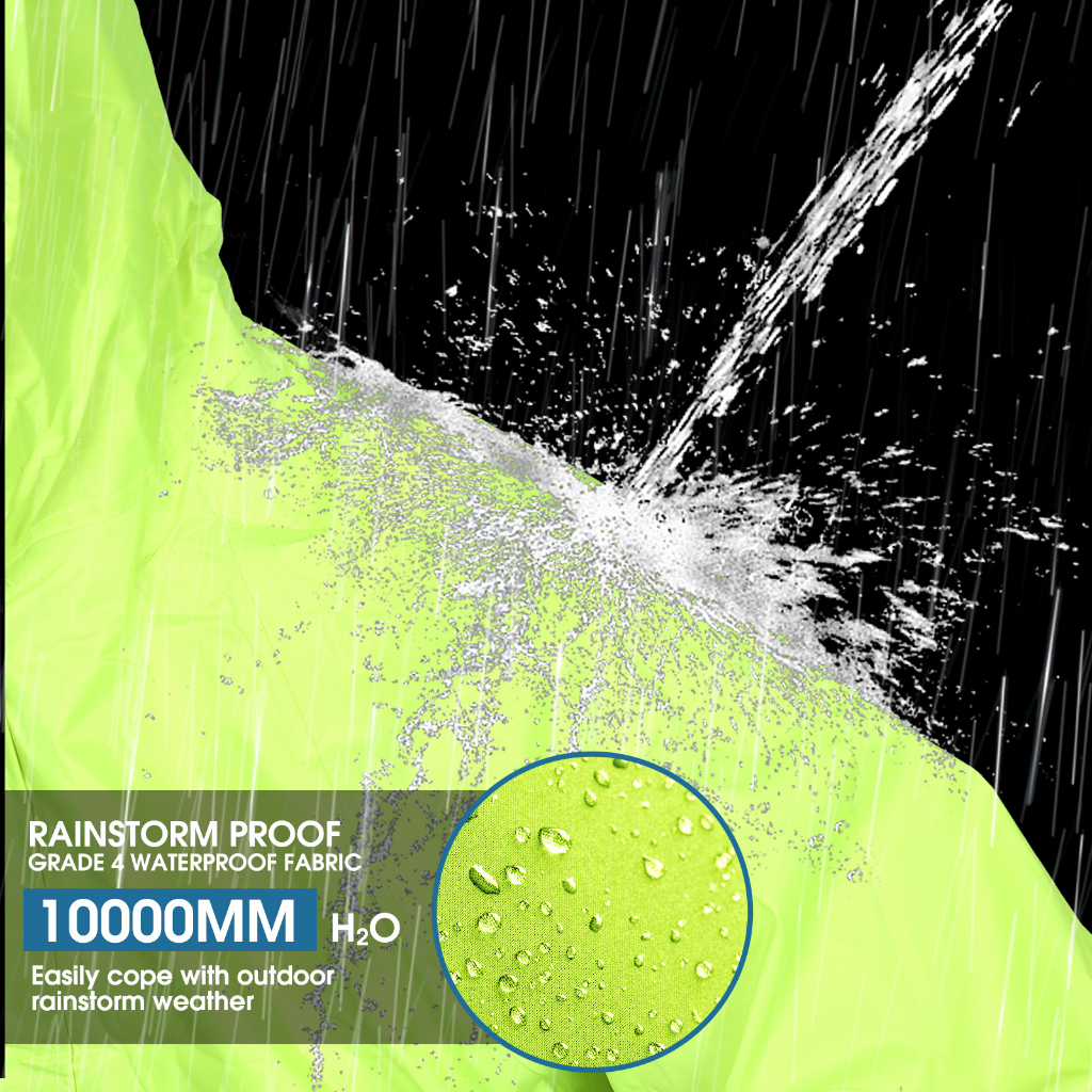 JBEE F0963 New Fashion Raincoat Set Universal Riding Rain Takeaway ...