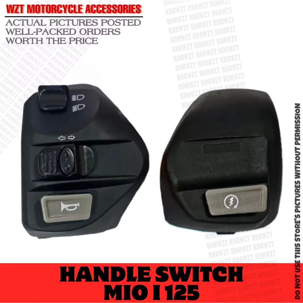 WZT LEFT AND RIGHT HANDLE SWITCH FOR YAMAHA MIO I 125 MOTORCYLE ...