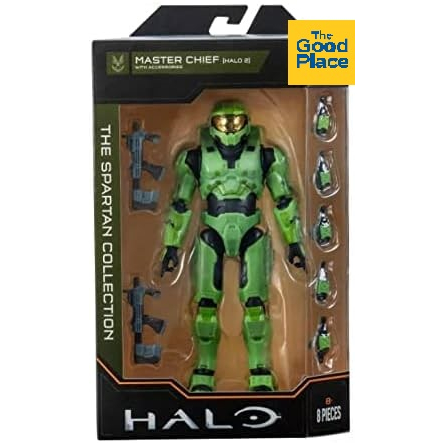 JAZWARES 2021 HALO2 Spartan Collection Master Chief Highly Articulated ...