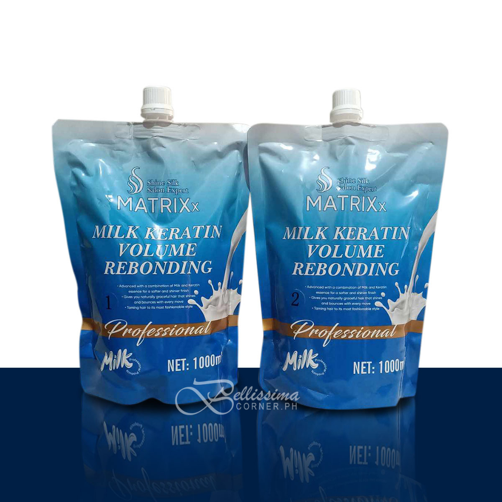 Matrix Milk Keratin Volume Rebonding Set 1 and 2 x 1000ml | Shopee ...