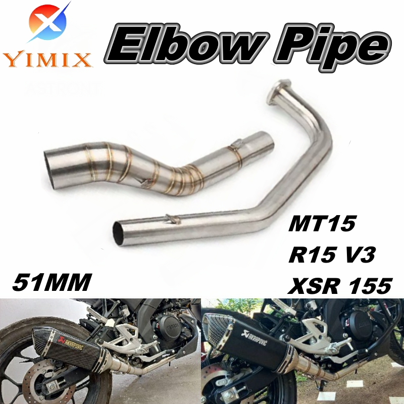 Exhaust pipe motorcycle exhaust pipe sliding front link pipe system for ...