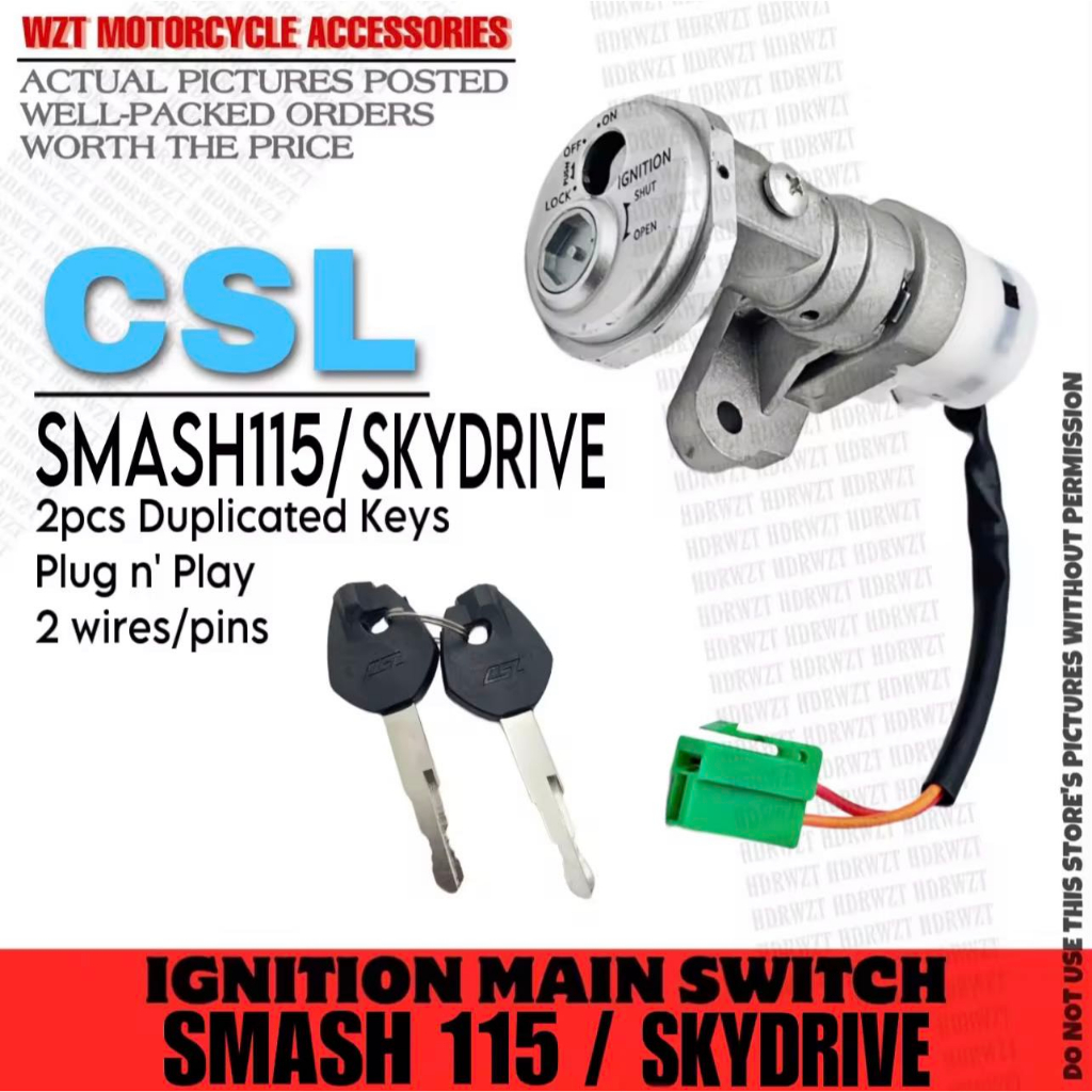 Suzuki Smash115 / Smash 115 Skydrive Ignition Main Switch For ...