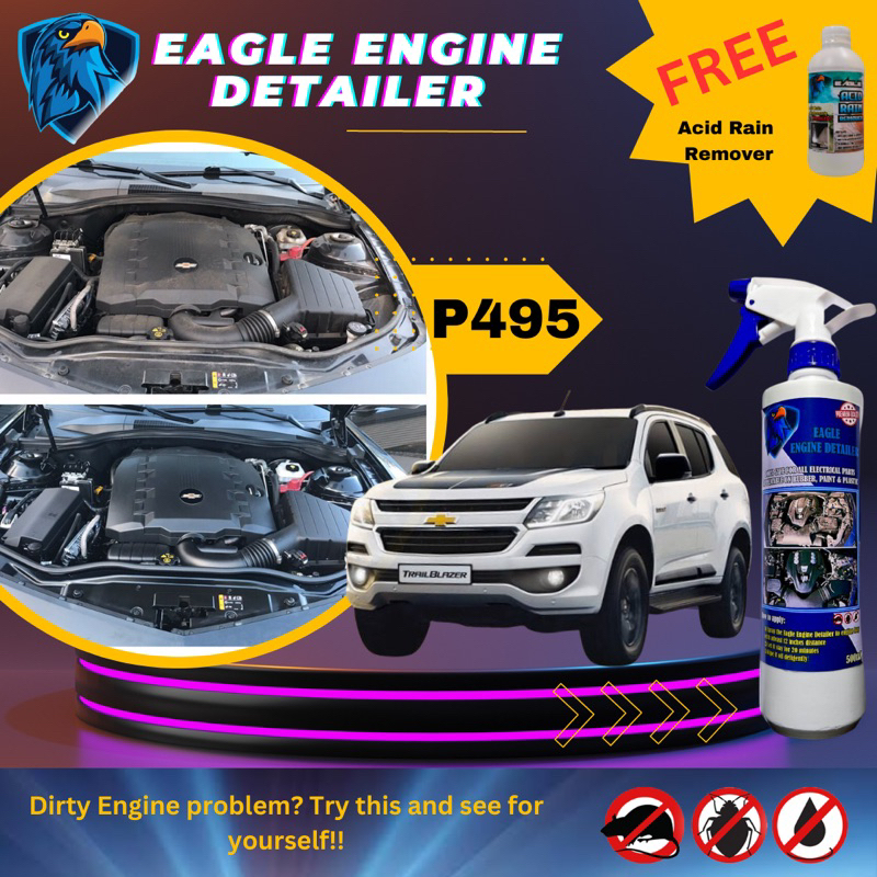 PROMO BUY 1 Eagle Engine Detailer (FREE 1 Acid rain remover) | Shopee ...
