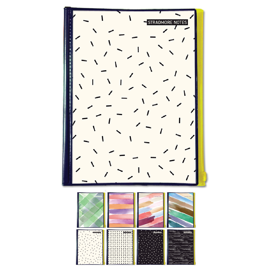 Stradmore Prints&Patterns Wirepin Notebook/Zipbook (Assorted Only ...