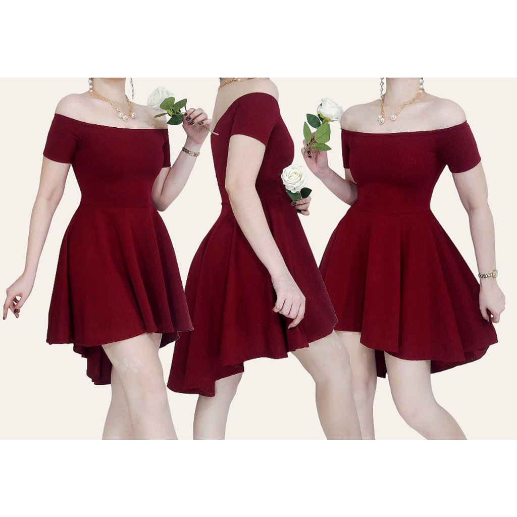 NEFRITY HAILYN OFF SHOULDER CLASSY ELEGANT DRESS FOR DEBUT/GRADUATION ...