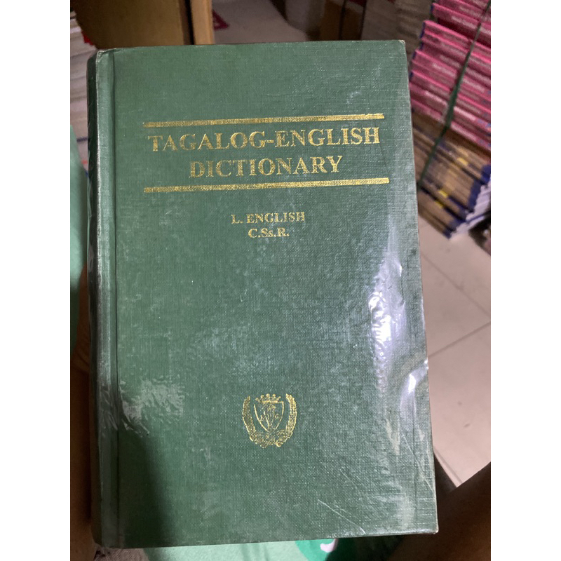 Tagalog - English Dictionary by L English hardbound | Shopee Philippines