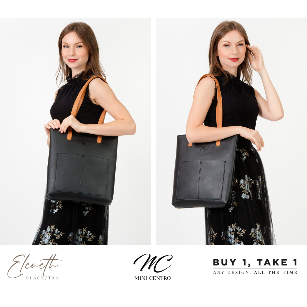 BUY 1 TAKE 1 Mini Centro Eleneth Women's Tote Bag (With Zipper ...