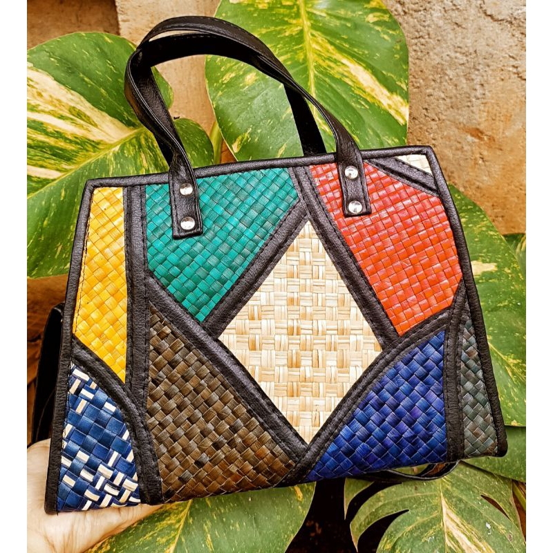 Pandan hand bag two-way bag sling bag native bag | Shopee Philippines