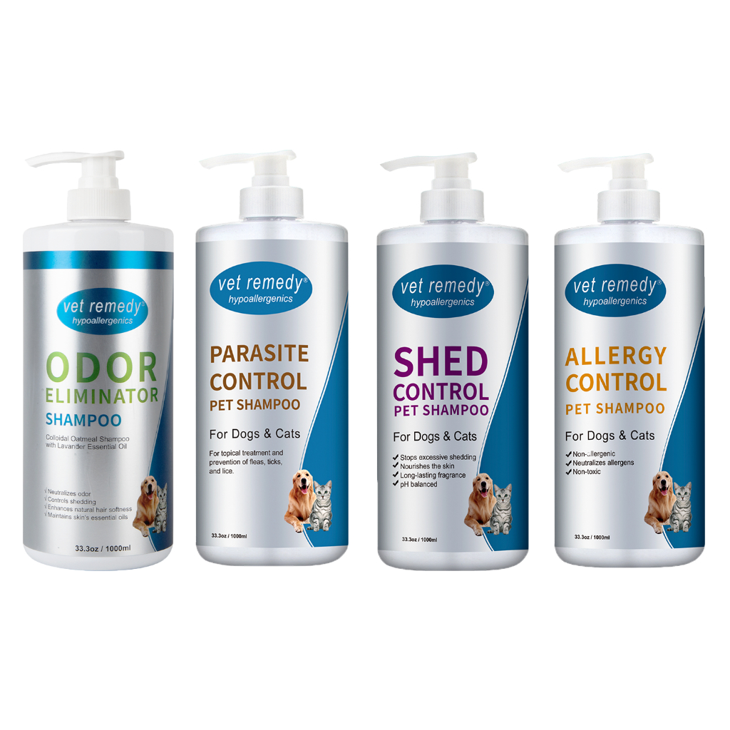 Vet Remedy Coat Solution Series -Allergy/Shed/Odor/Flea&Tick Control ...