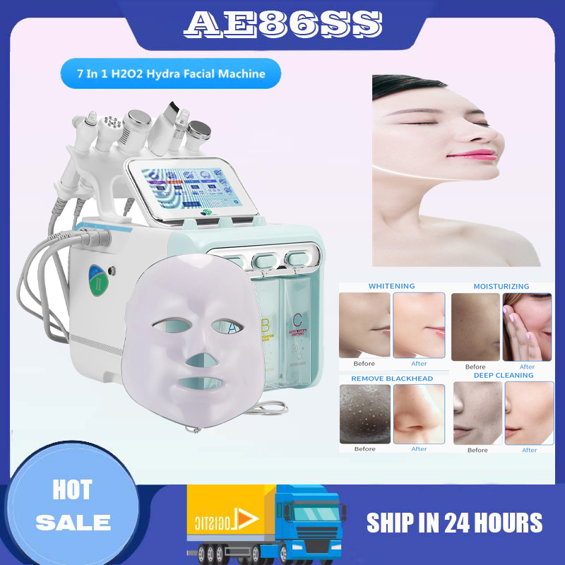 7 In 1 H2O2 Water Oxygen Jet Peel Hydra Beauty Skin Cleansing Hydra Dermabrasion Facial Machine ...