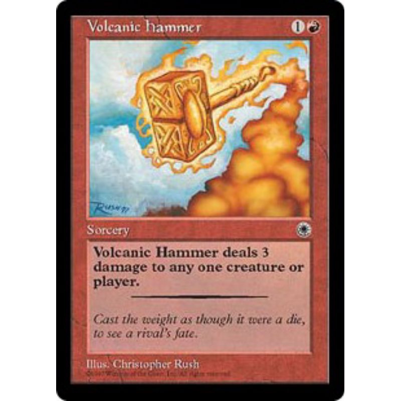 Volcanic Hammer - PO1 - Common - MTG Cards (WotC) | Shopee Philippines
