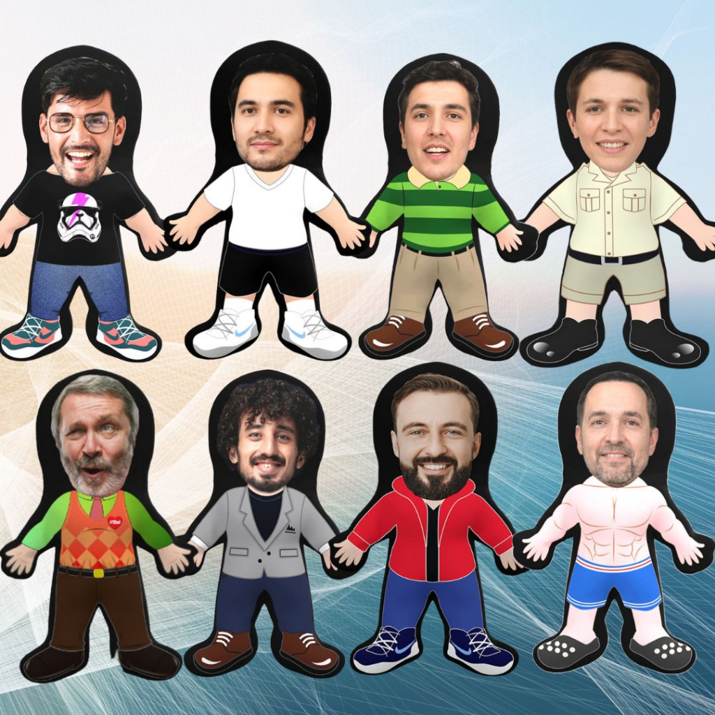 Mens Outfit Mini Me Human Doll Personalized Mini Me Doll PILLOW ART ...