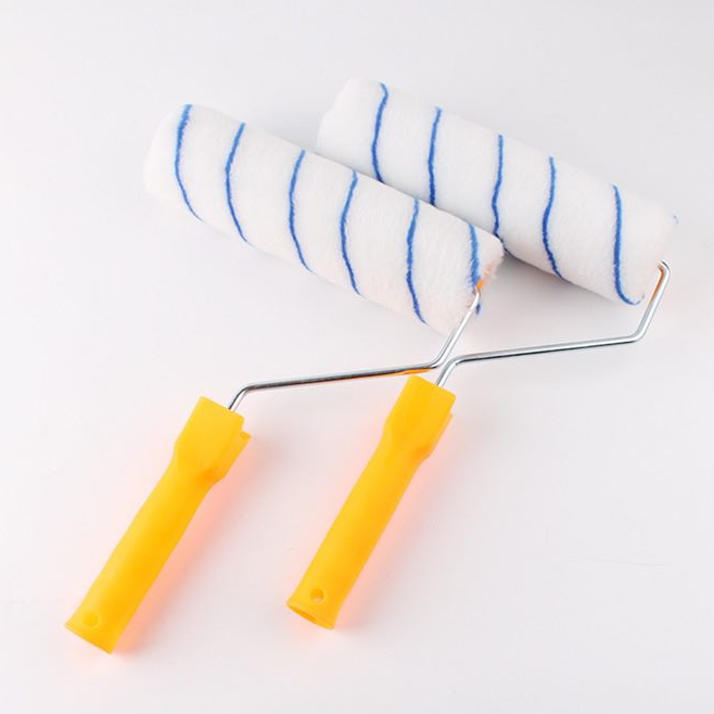 Paint Roller Brush Roller Cotton size 4" 7" , 9'' Paint Tray | Shopee ...