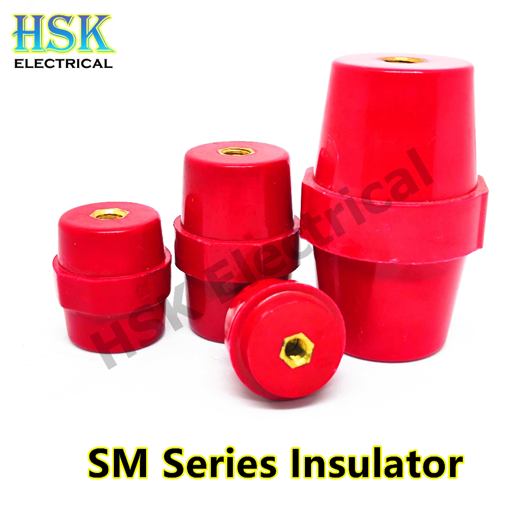 Red Busbar Electrical Insulator Panel Board Insulator SM-25 SM-35 SM-51 SM-76 | Shopee Philippines