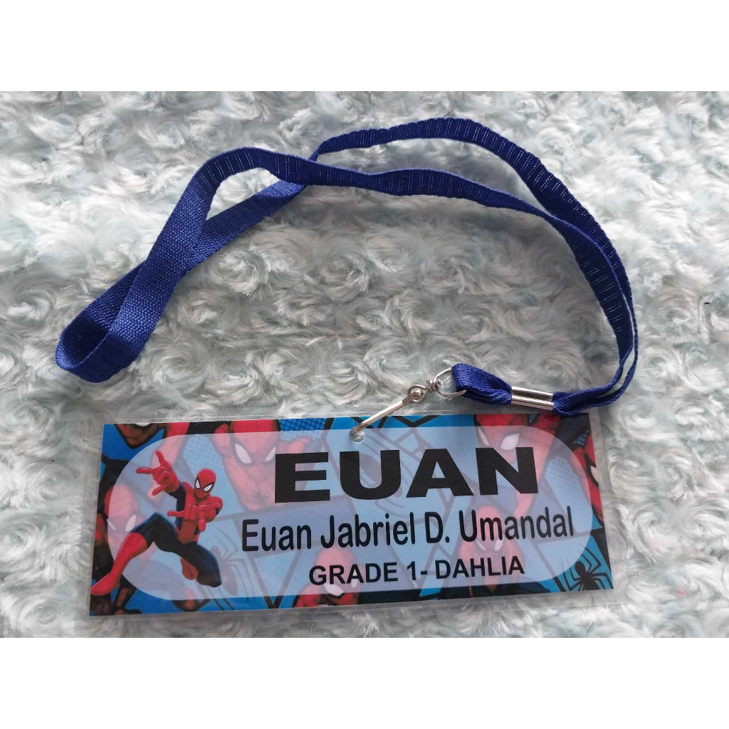 Personalized Name Tag Laminated with Lace | Shopee Philippines