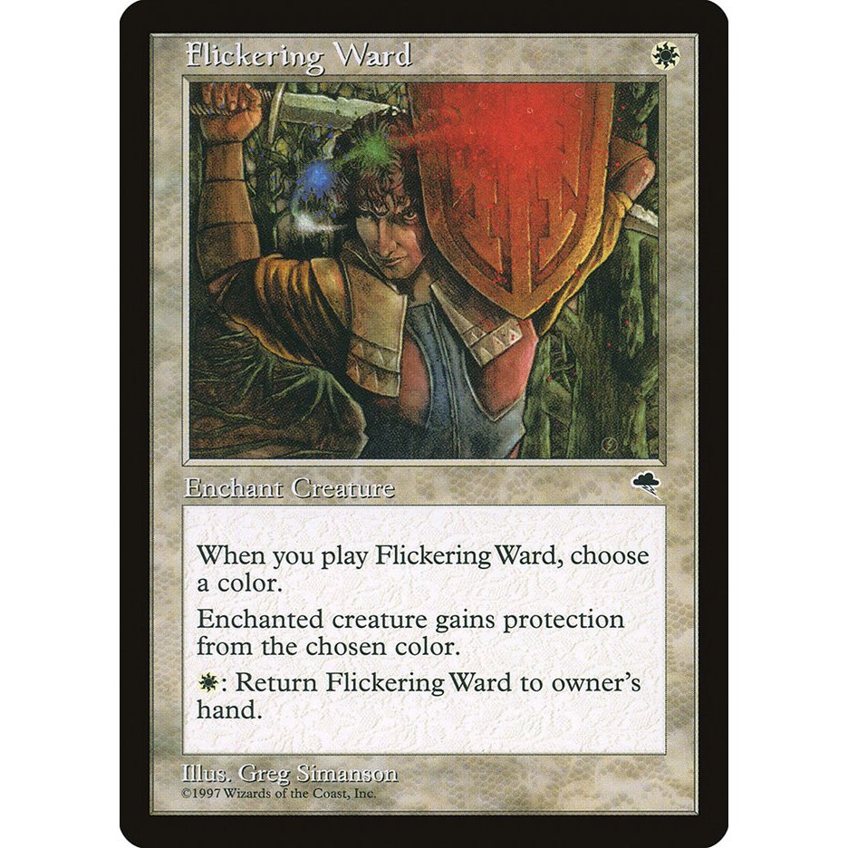 MTG Magic: The Gathering - Flickering Ward TMP | Shopee Philippines