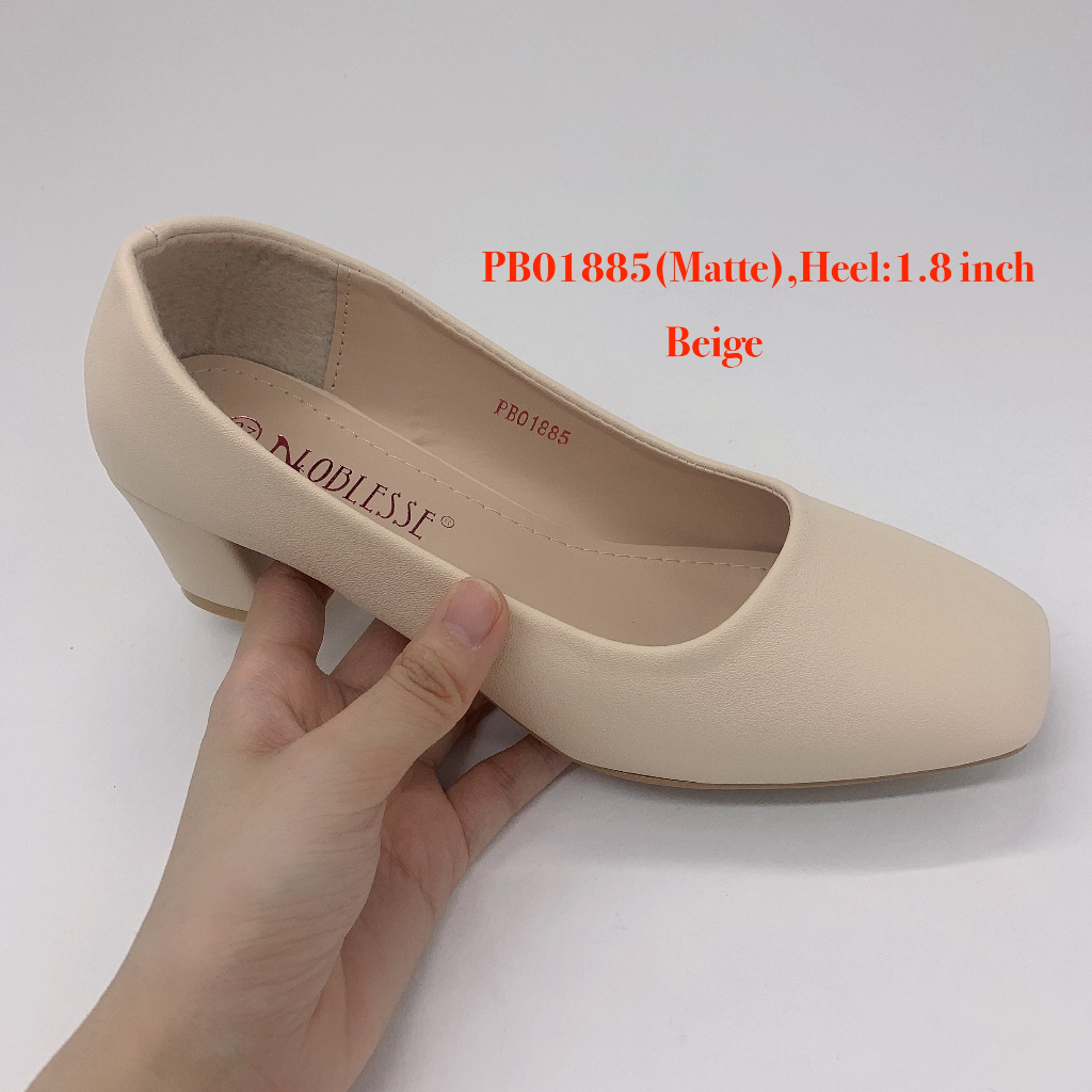 Women Block Heel Shoes Korean Style Black School Office Work White ...