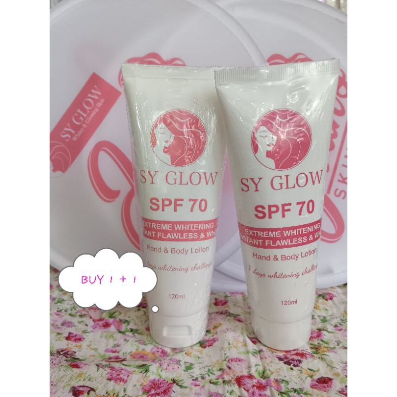 SY GLOW EXTREME WHITENING instant flawless & white SPF70 | Shopee ...