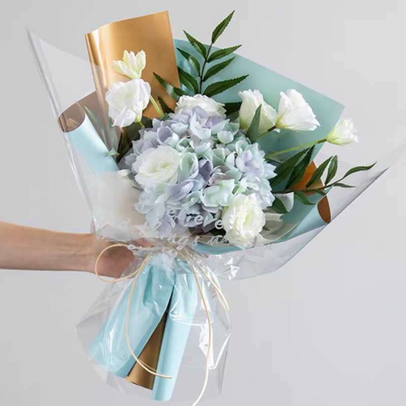 20in1 Pack Double-Sided Two Tone Colored Wrappers Bouquet Wrapping ...