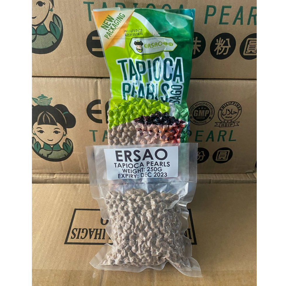 250g ERSAO Tapioca Pearls for Milktea | Shopee Philippines